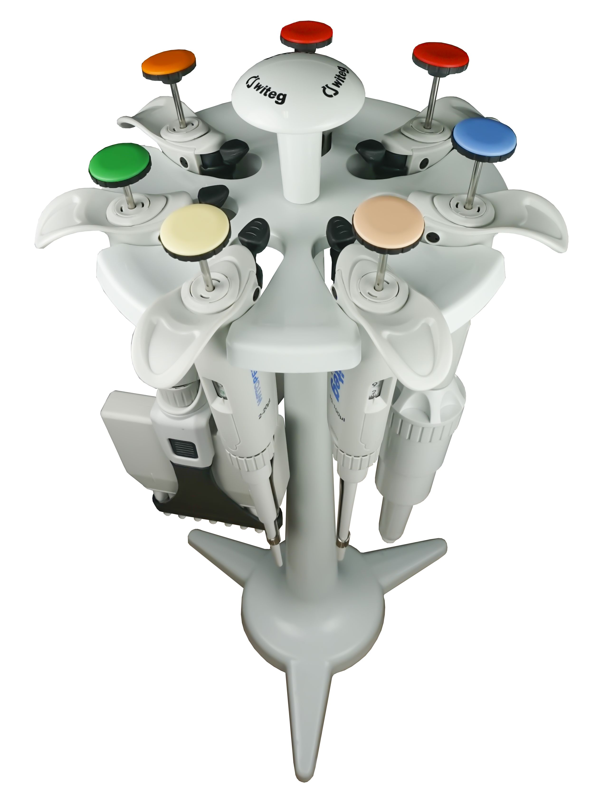 7 místný stojánek na pipety WITOPET